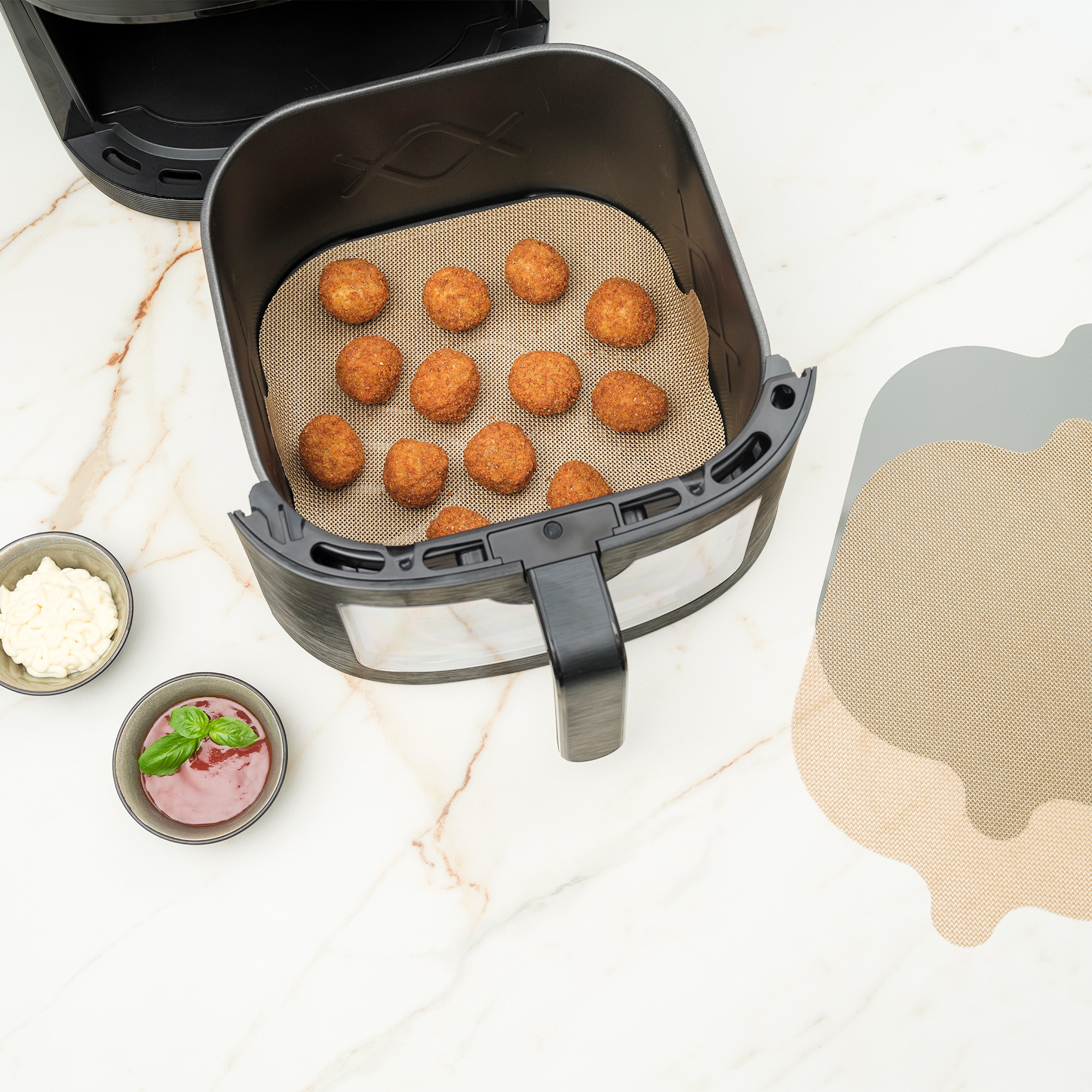 Molde de papel Airfryer No Stick Negro · El Corte Inglés
