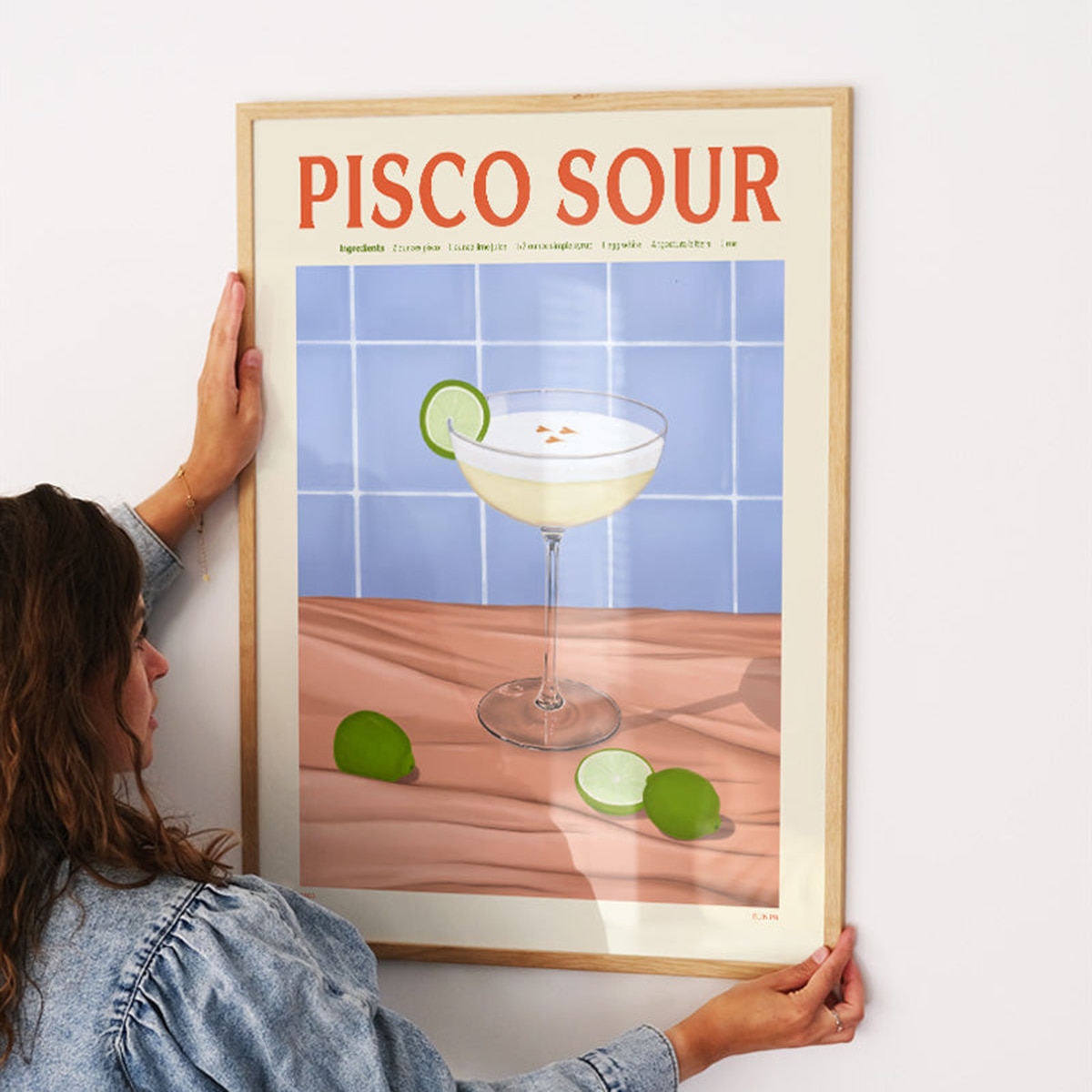 Lámina Elin PK Pisco Sour PSTR Studio Multicolor · El Corte Inglés