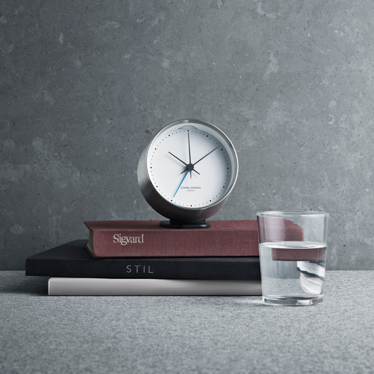 Despertador de acero Georg Jensen Blanco · El Corte Inglés