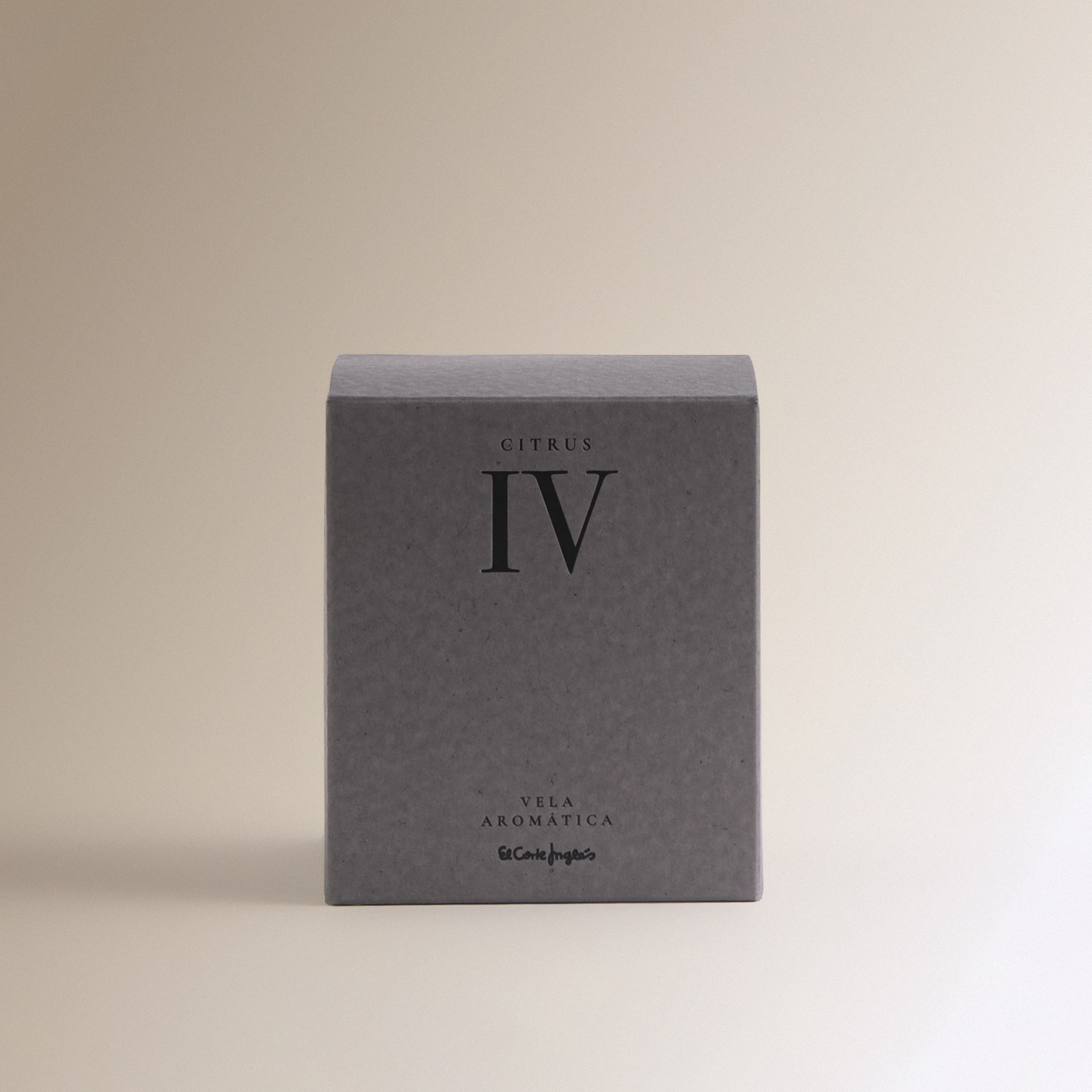 Vela perfumada Bergamota y Madera Essential Marrón Grande · El Corte Inglés