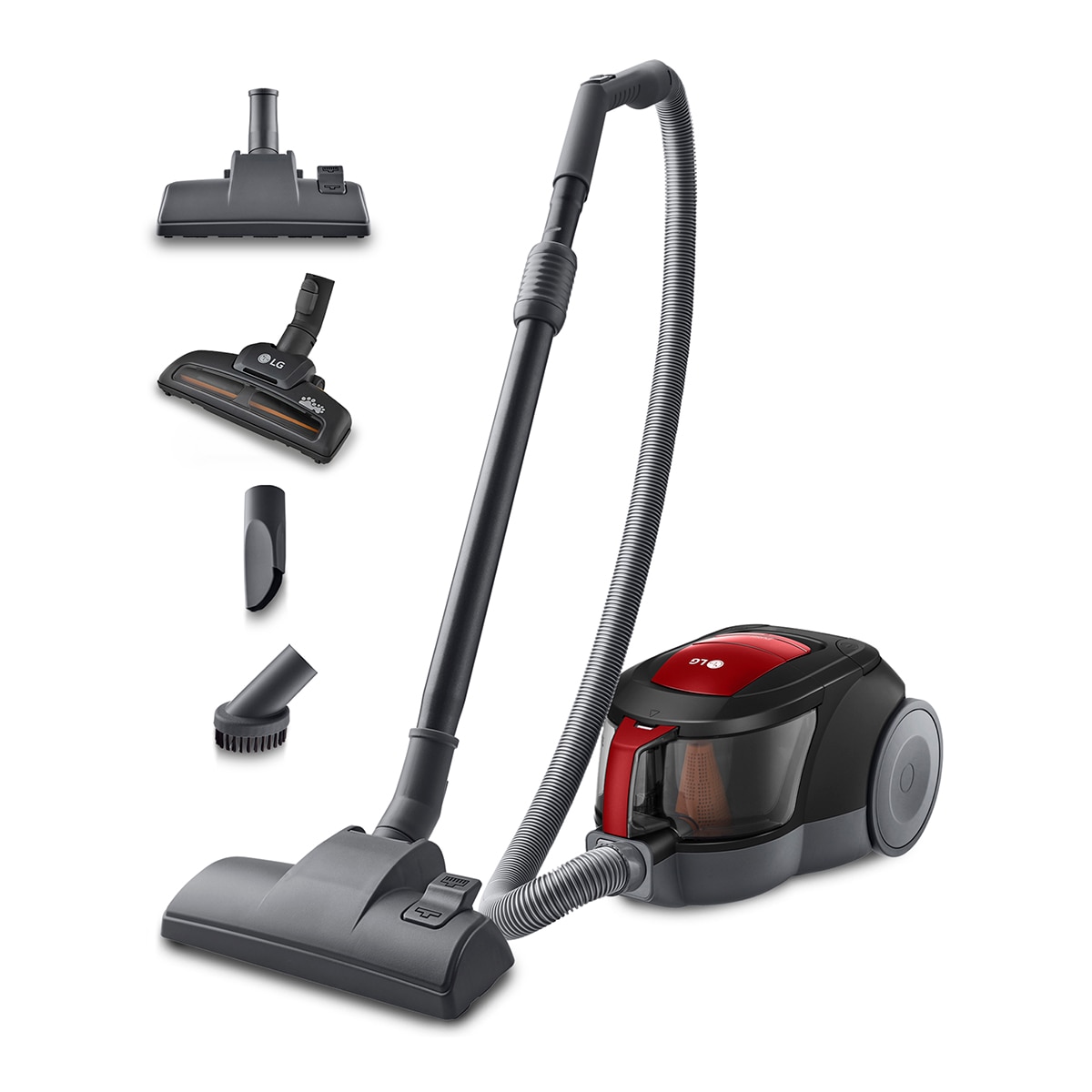 Aspirador sin bolsa LG VCC5506NHTCR, 650 W, con sistema Elipse ...