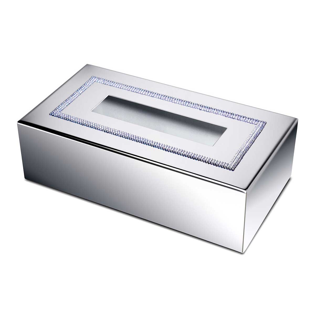 Caja portapañuelos Shine Light Square Windisch Cromo · El Corte Inglés