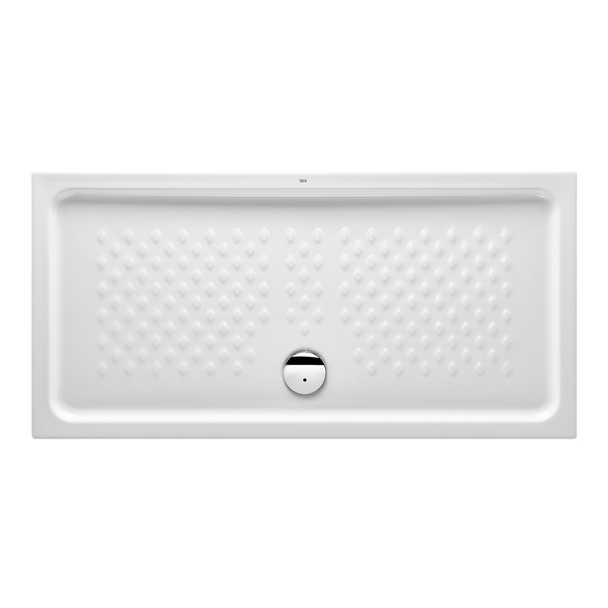 Plato de ducha de porcelana Italia Roca Blanco 72 x 90 cm · El Corte Inglés
