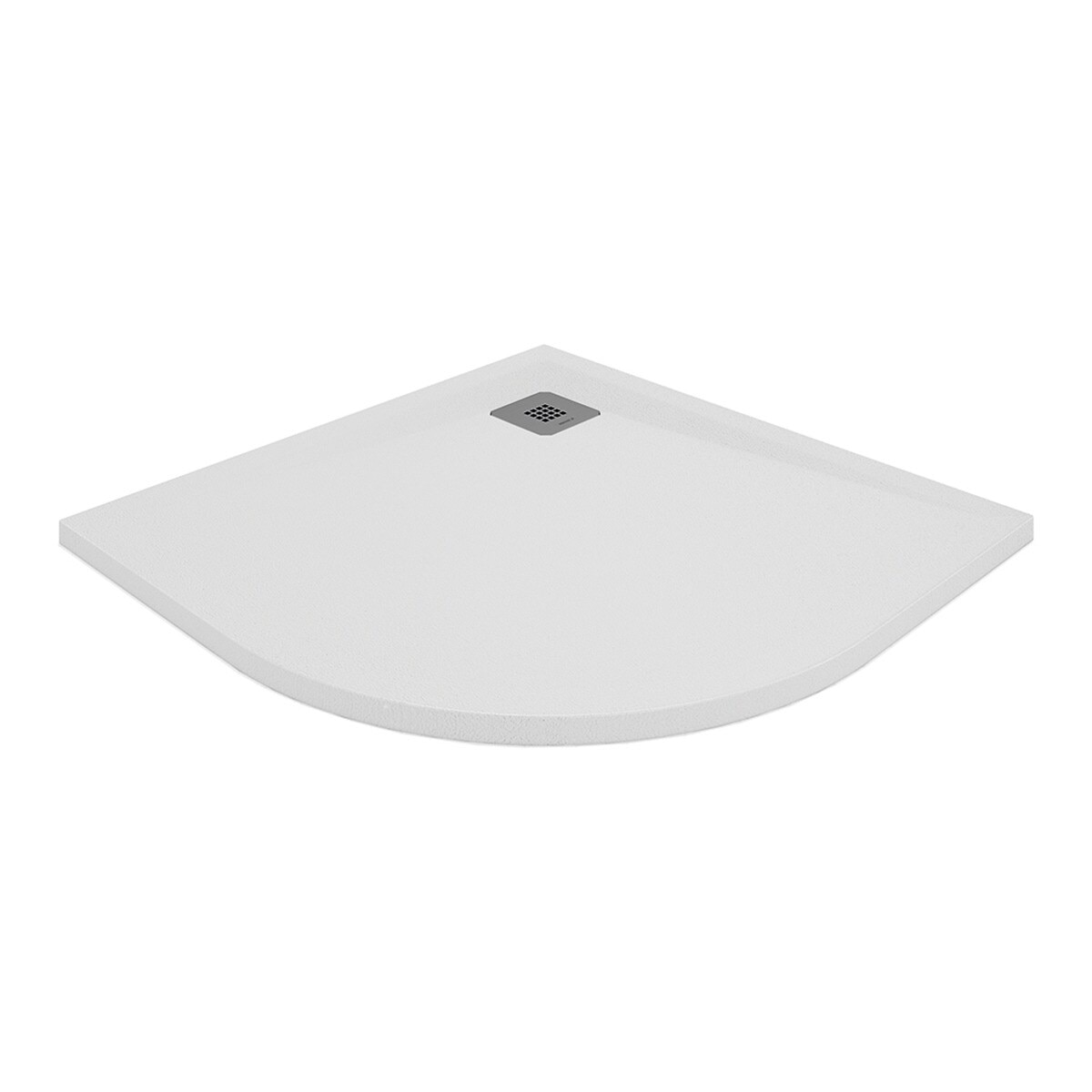 Plato de ducha extraplano de resina angular Rodik Profiltek Blanco 80 x ...