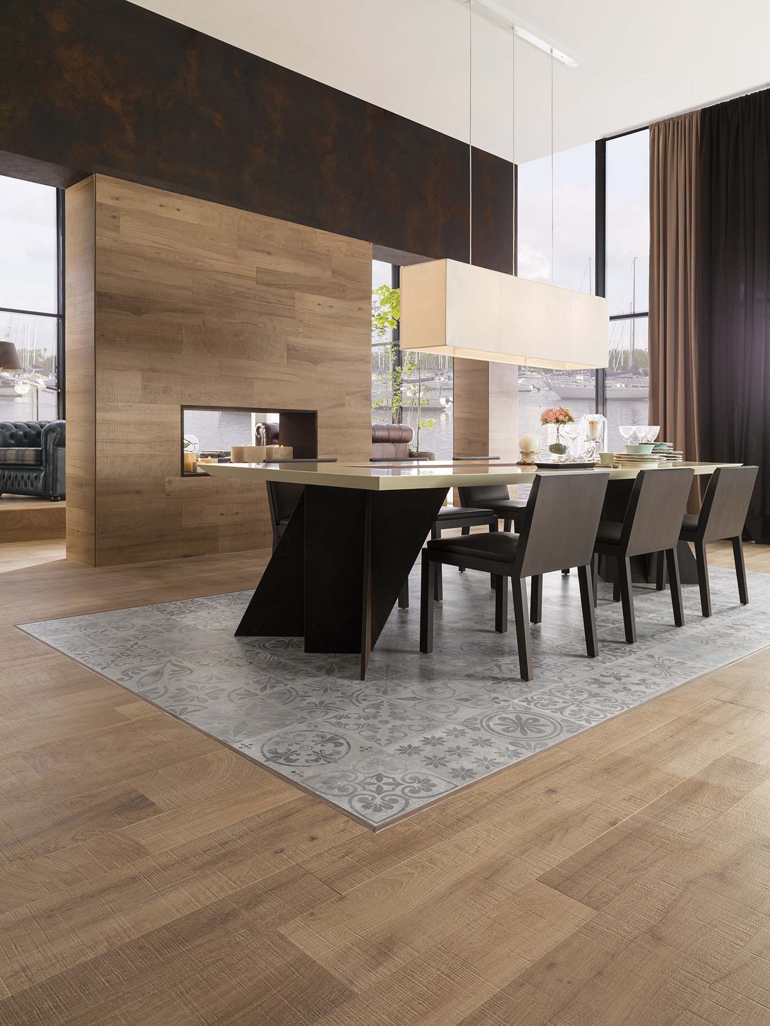 Azulejo de suelo rectificado Antique Porcelanosa Acero · El Corte Inglés