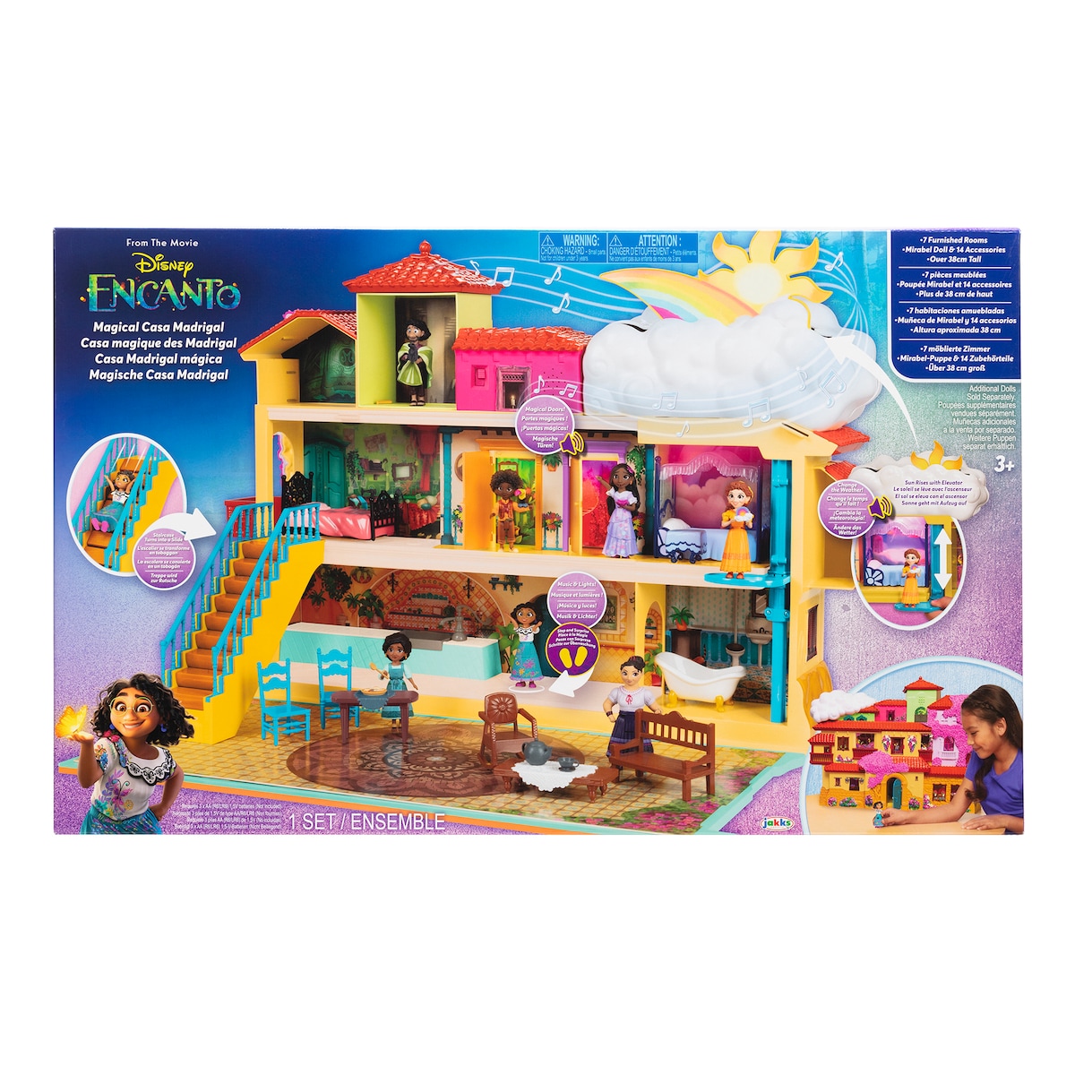 Encanto Playset Casa de la familia Madrigal con funciones. · Disney ...