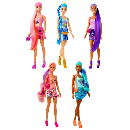 Barbie Color Reveal Denim Muñeca que revela sus colores con agua ...