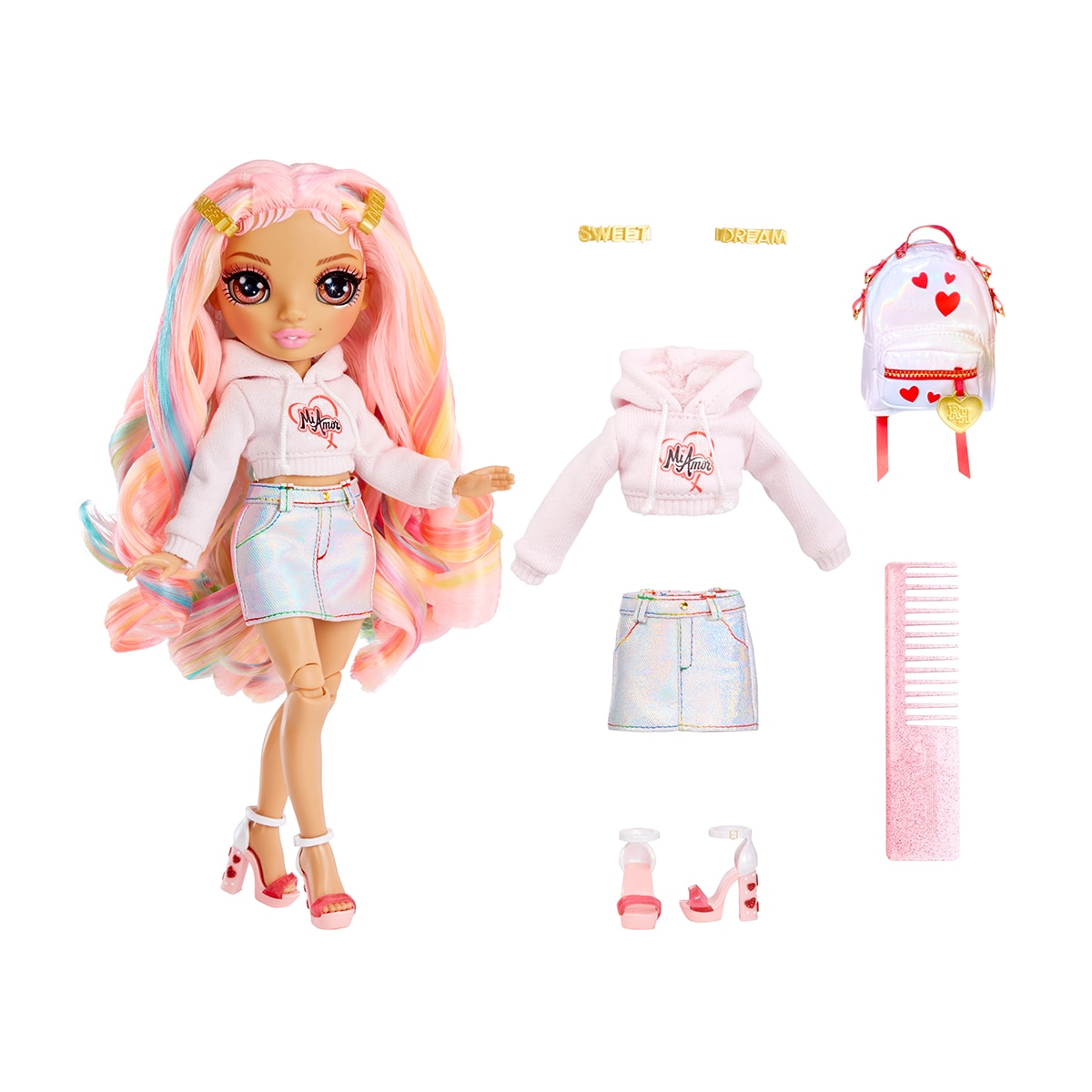 Muñeca Kia Hart (Rosa) Junior High Edicion Especial Rainbow High ...