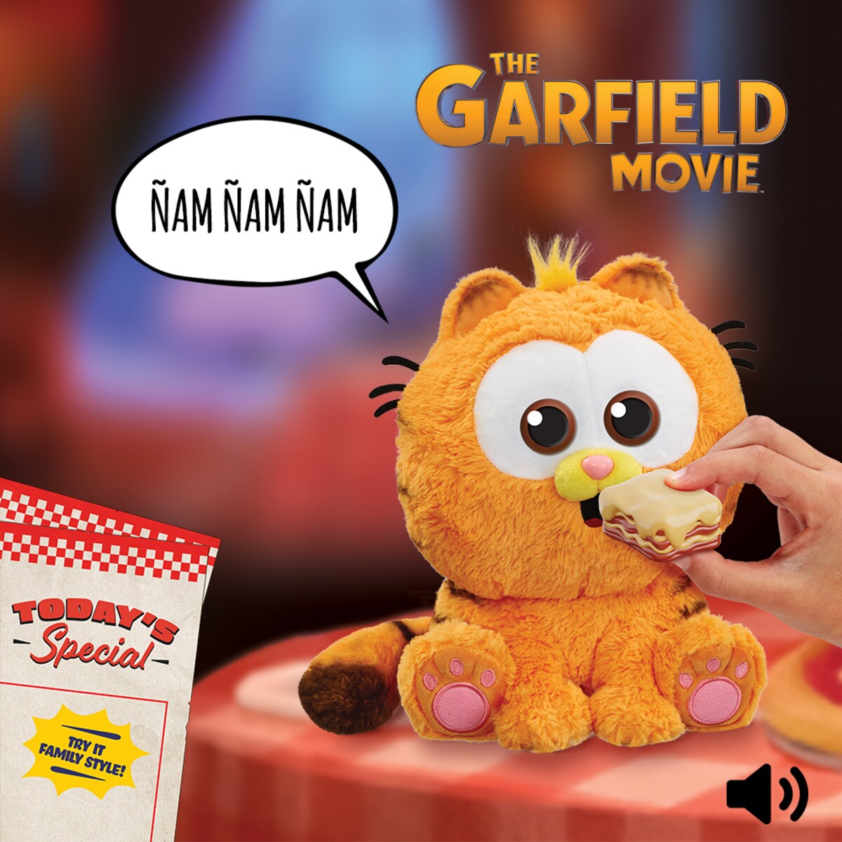 Peluche Electrónico Baby Garfield Animagic · Animagic · El Corte Inglés