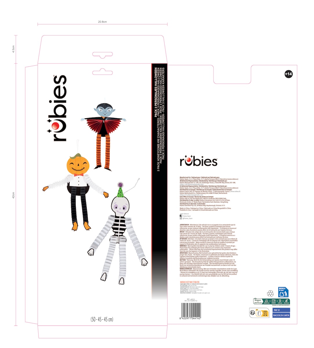 Llavero Halloween Pop It (2 surtidos) · Rubies · El Corte Inglés