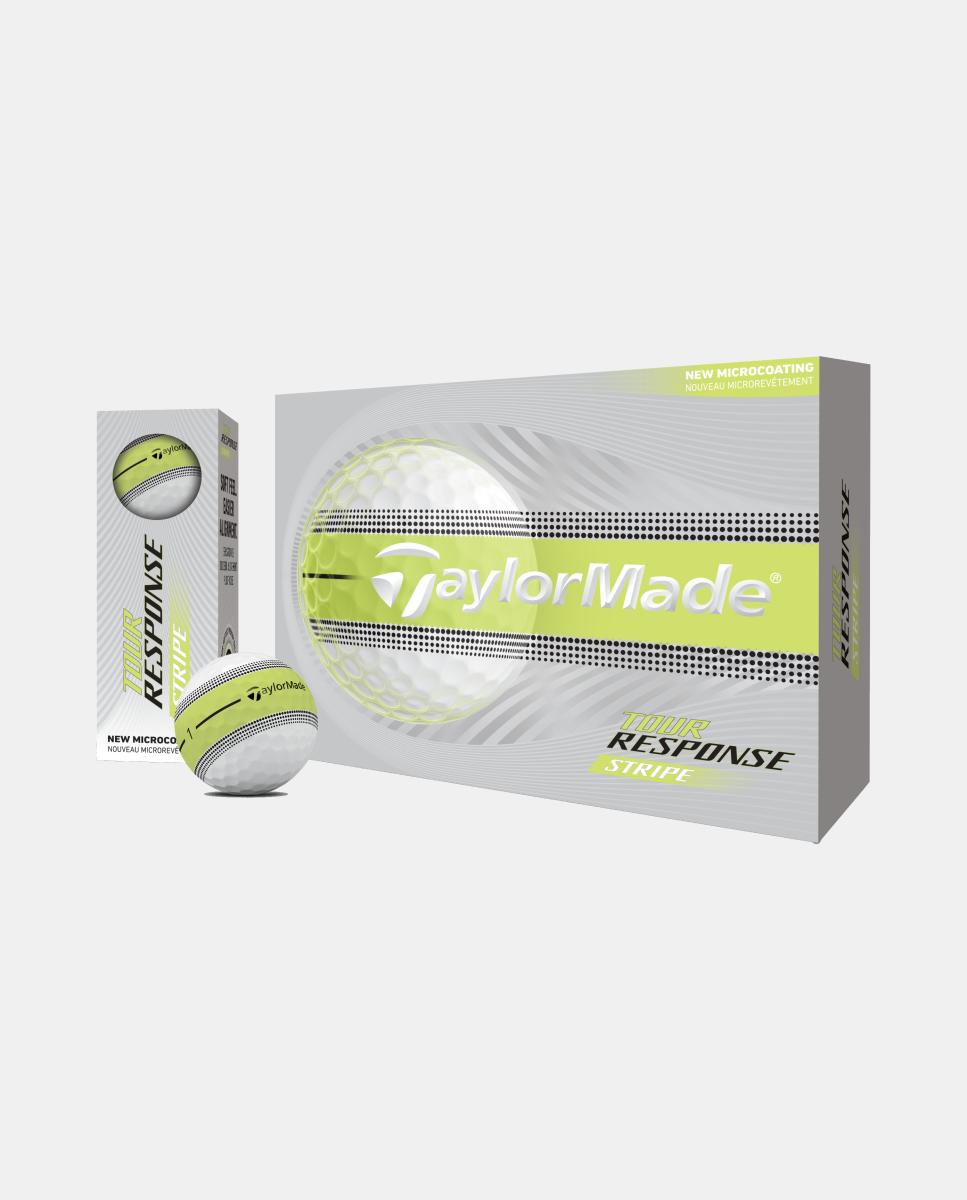 Docena De Bolas De Golf Tour Respose Stripe Neon 2026 Taylormade ...
