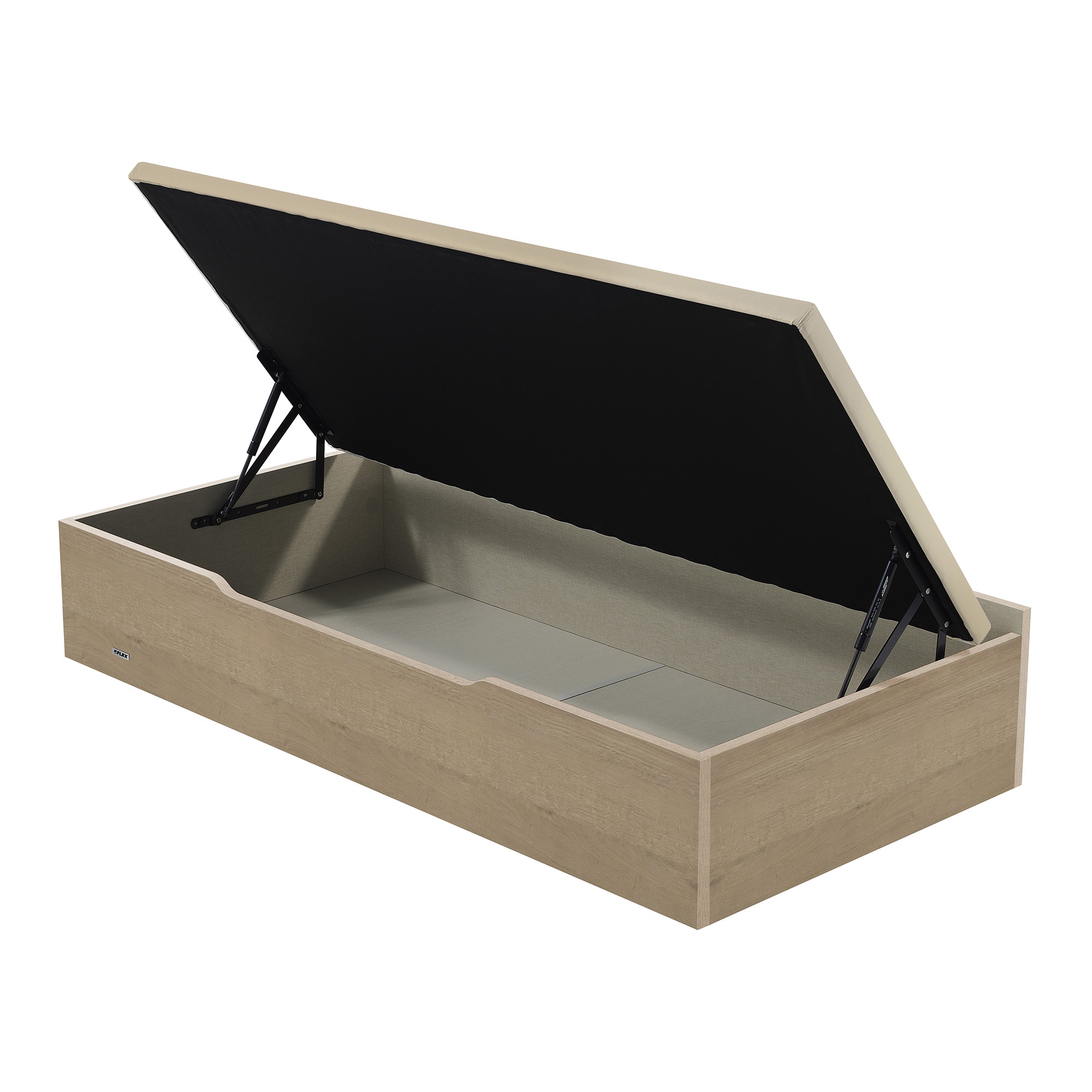 Canapé juvenil de madera apertura lateral ECI Lateral Flex Natural Cama ...