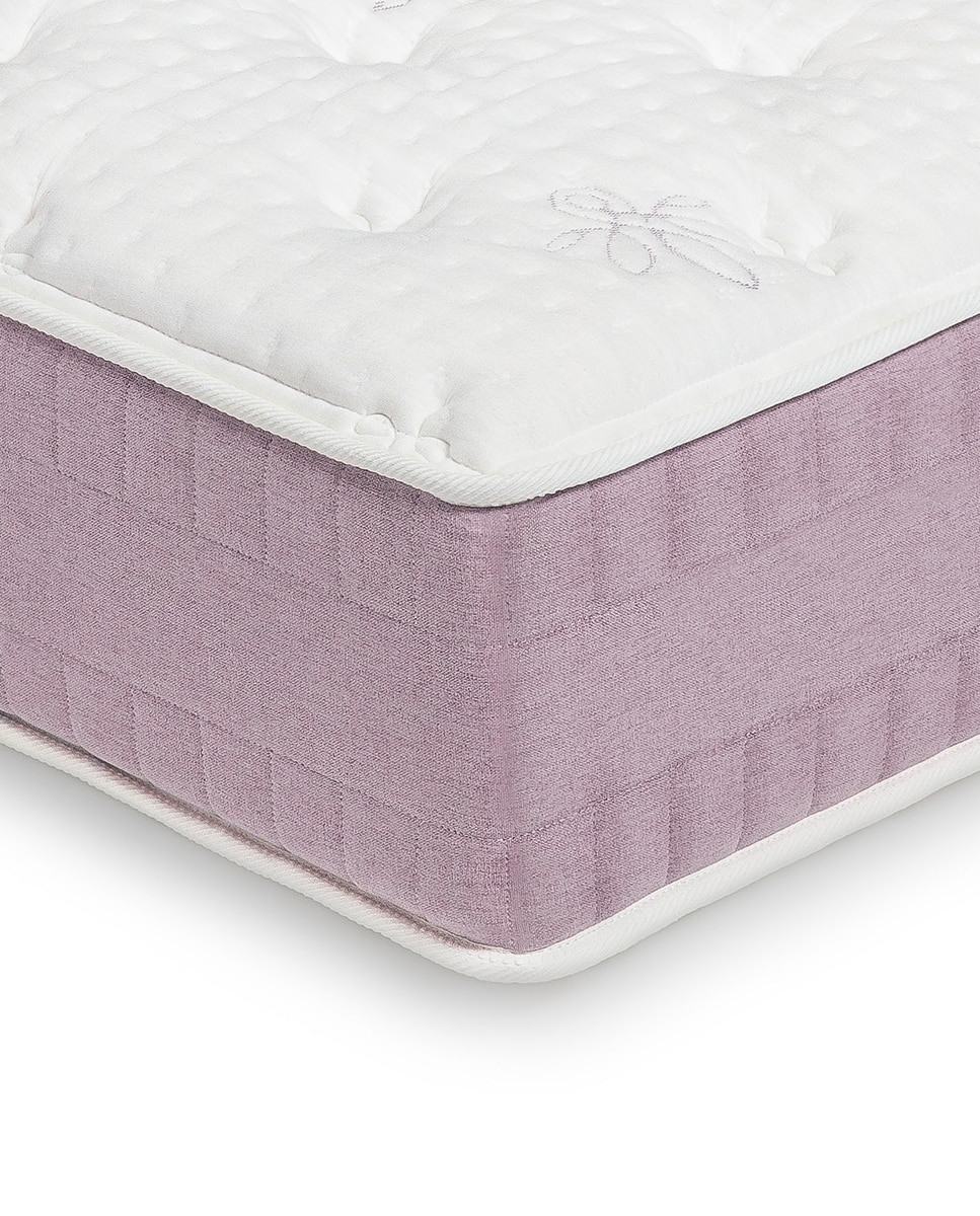 Colchón de muelles ensacados Lavanda Pocket Flex Blanco Cama 135 x 200 ...