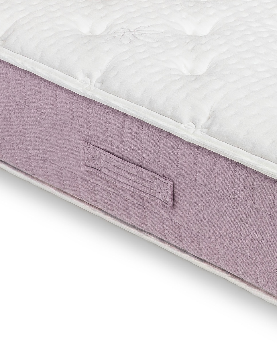 Colchón de muelles ensacados Lavanda Pocket Flex Blanco Cama 135 x 200 ...