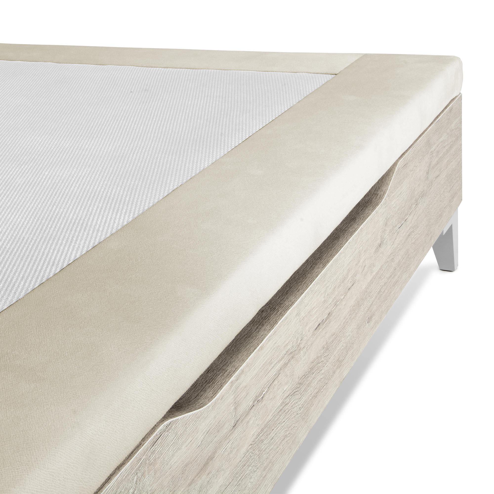Canapé abatible de madera con patas Verona V2 Magister Titanio Cama 80 ...