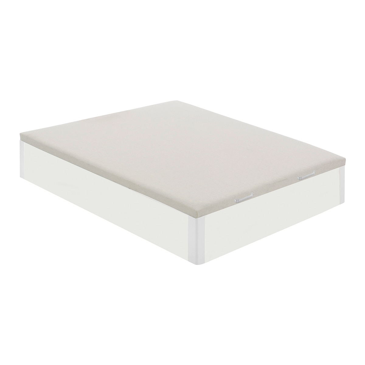 Canapé abatible de madera Dunlopillo Blanco Cama 90 x 190 cm · El Corte ...
