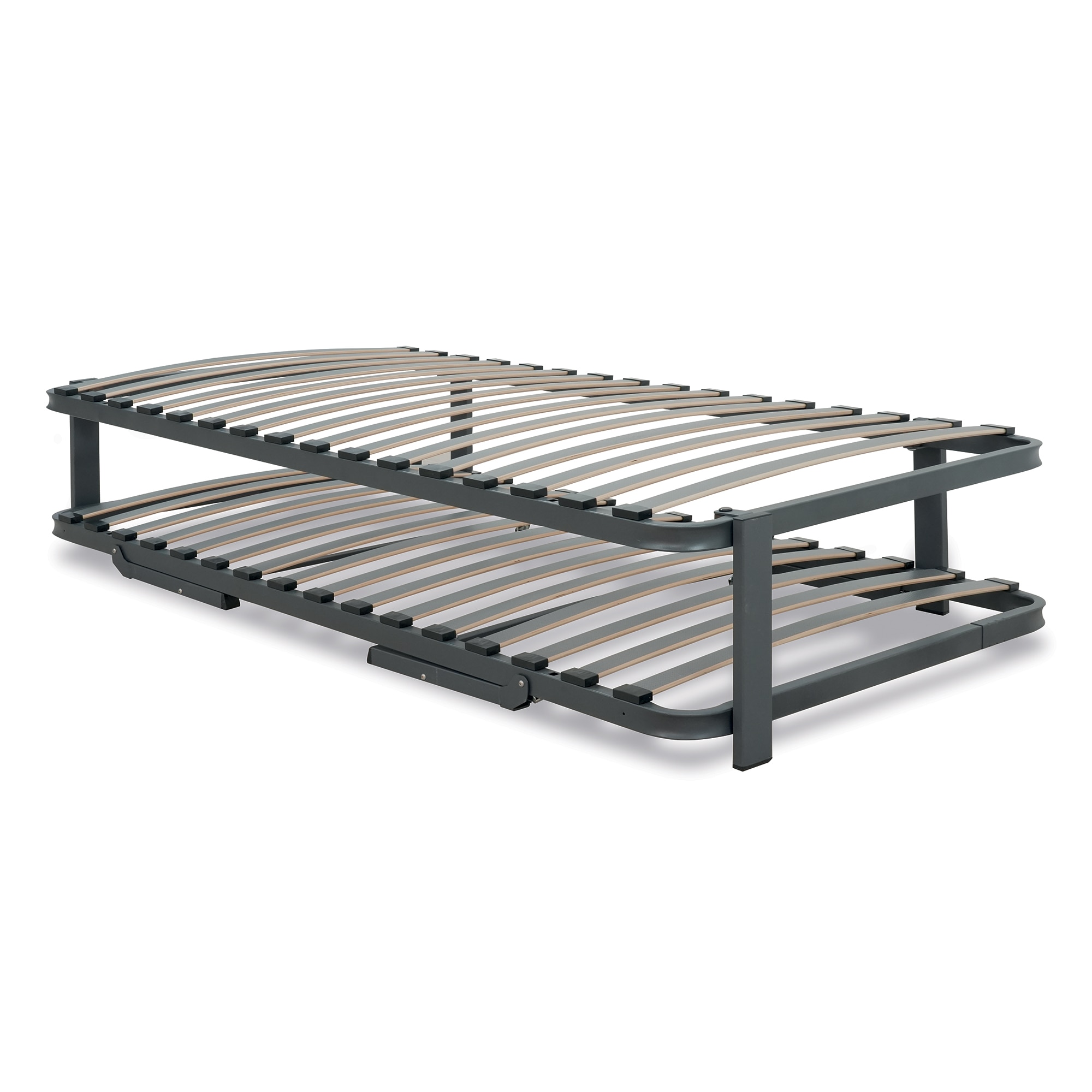 Somier infantil cama nido con patas Namibia V2 Pardo Cama 80 x 190 cm ...