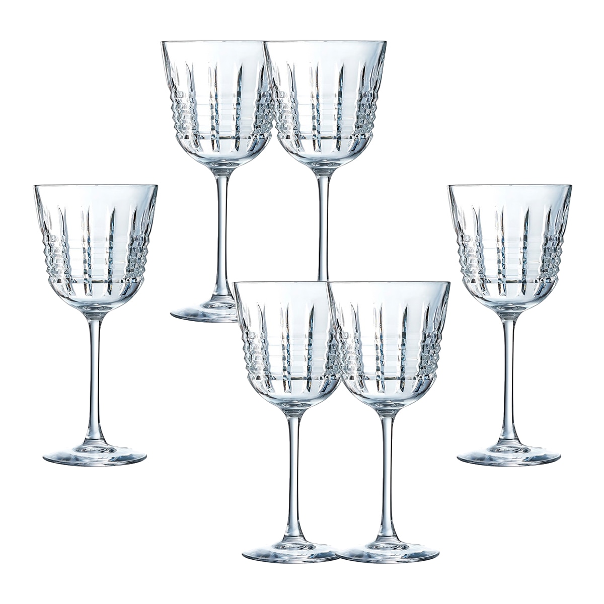 Set de 6 copas de vino blanco Rendez-vous Cristal d'Arques Cristal · El ...