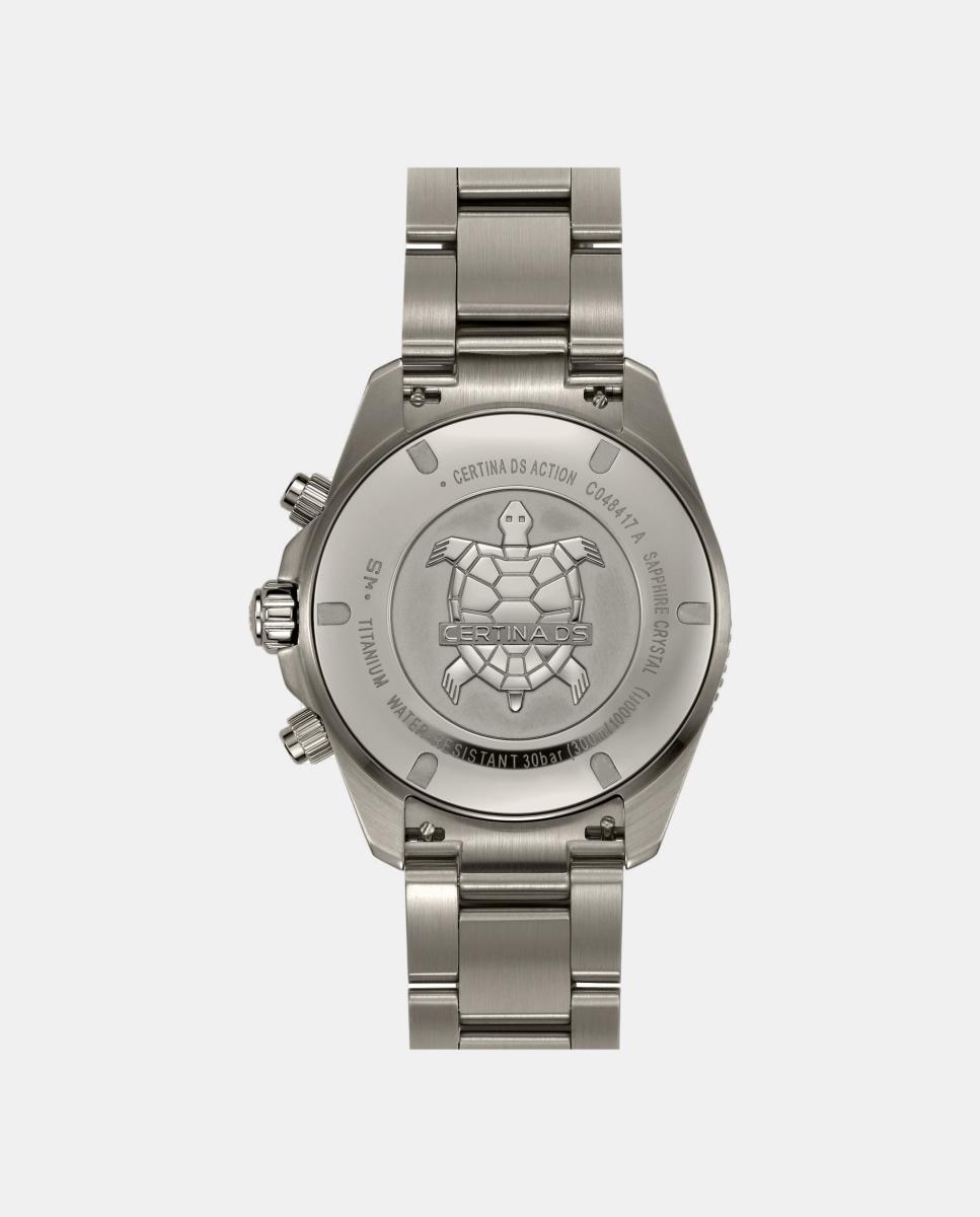 Reloj de hombre DS Action C0484174404100 cronógrafo de titanio Azul ...