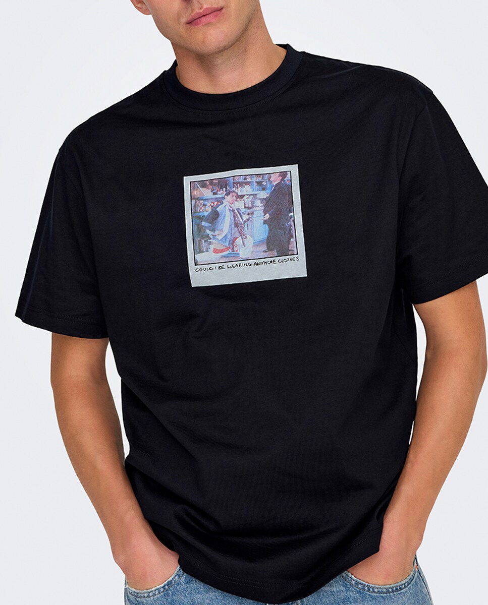 Camiseta de hombre manga corta relaxed fit · Only & Sons · El Corte Inglés