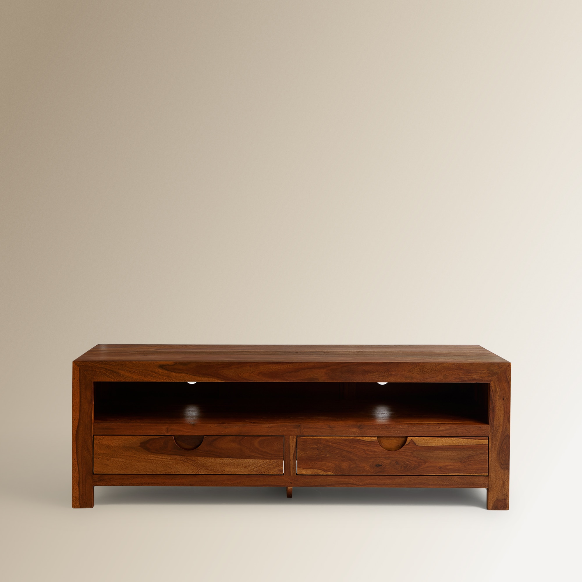 Mueble de TV de madera de palisandro con 2 cajones Bombay El Corte ...