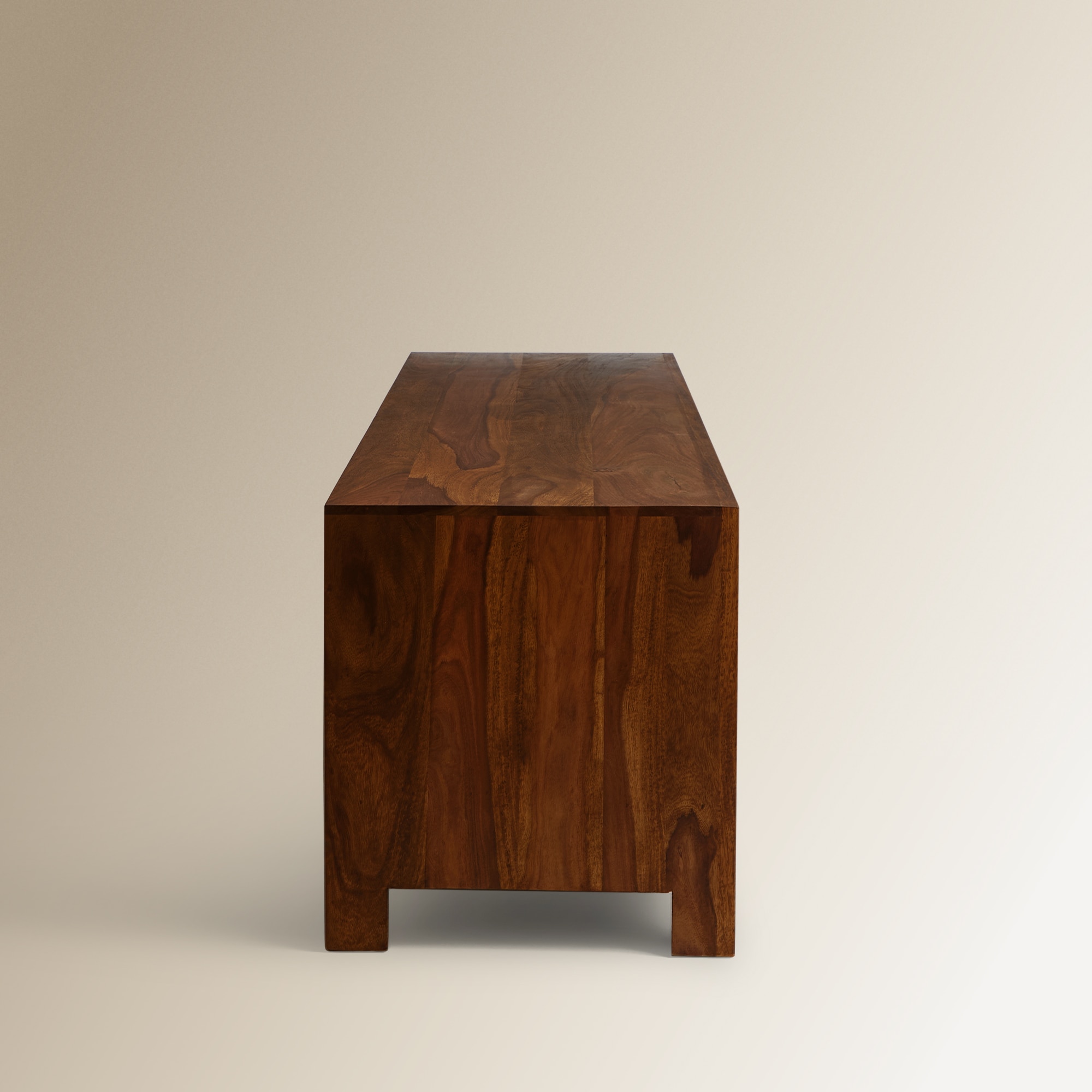 Mueble de TV de madera de palisandro con 2 cajones Bombay El Corte ...