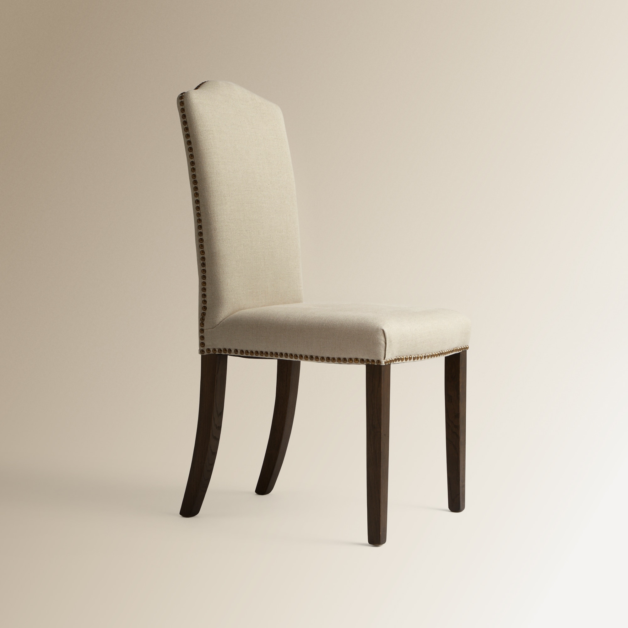 Silla tapizada en lino Grace Beige · El Corte Inglés
