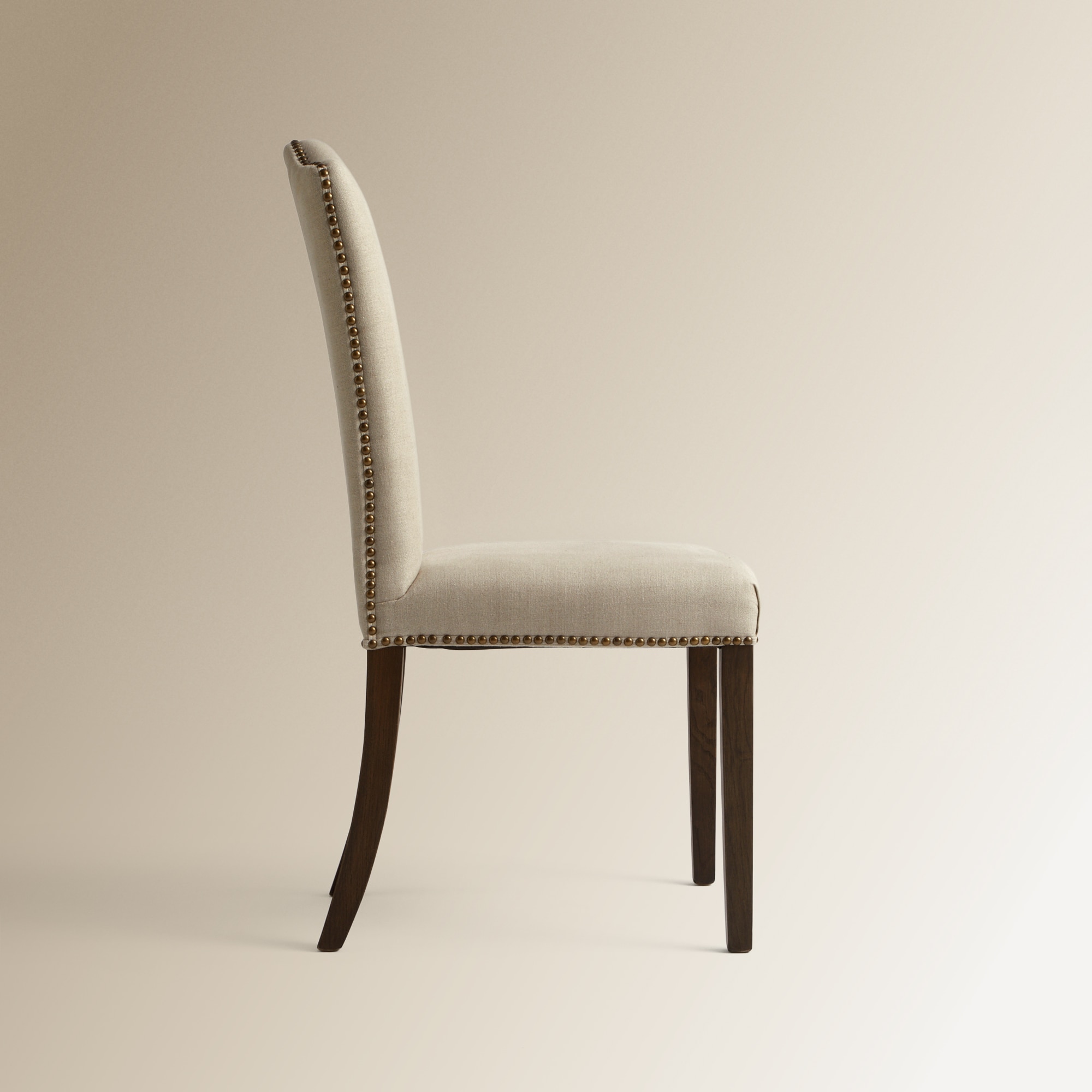 Silla tapizada en lino Grace Beige · El Corte Inglés