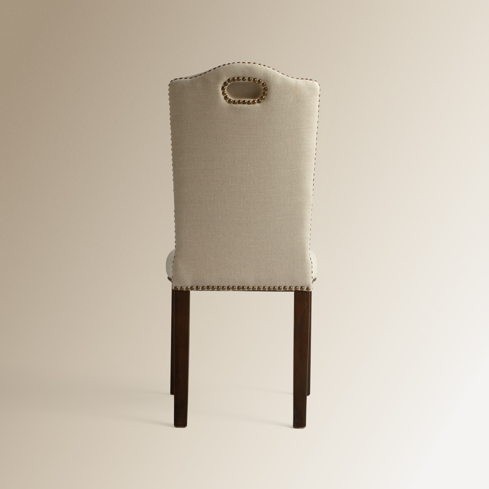Silla tapizada en lino Grace Beige · El Corte Inglés