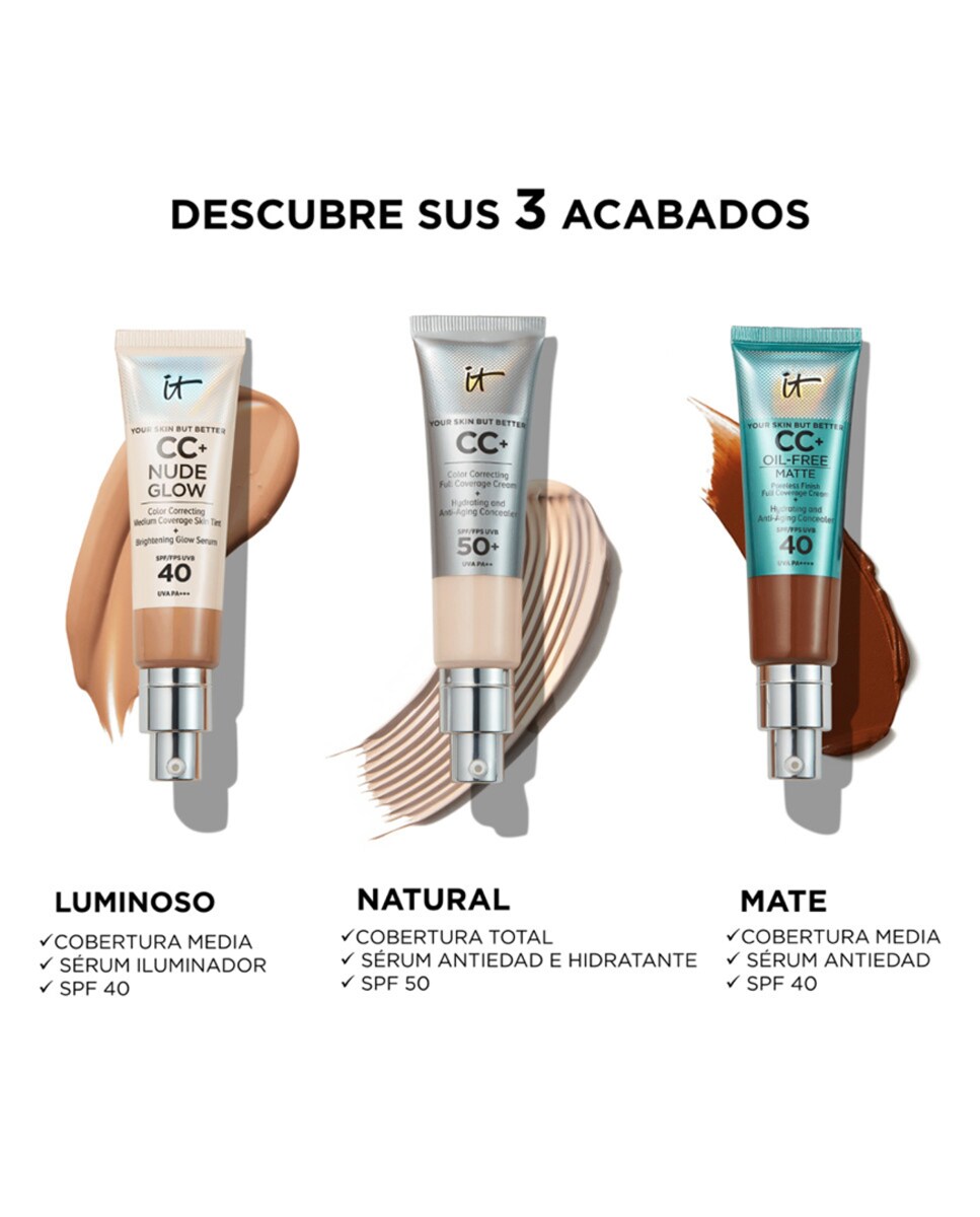 Base De Maquillaje Your Skin But Better CC+ Cream with SPF 50+ It ...