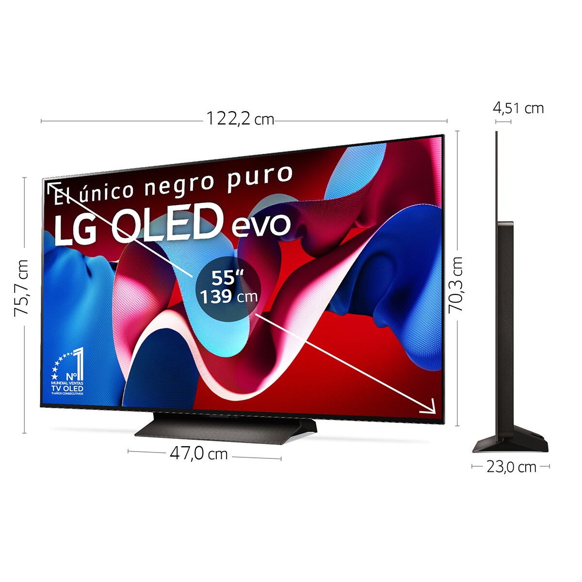TV OLED 139cm (55") LG OLED55C46LA 4K con Smart TV WebOS24 · LG · El ...