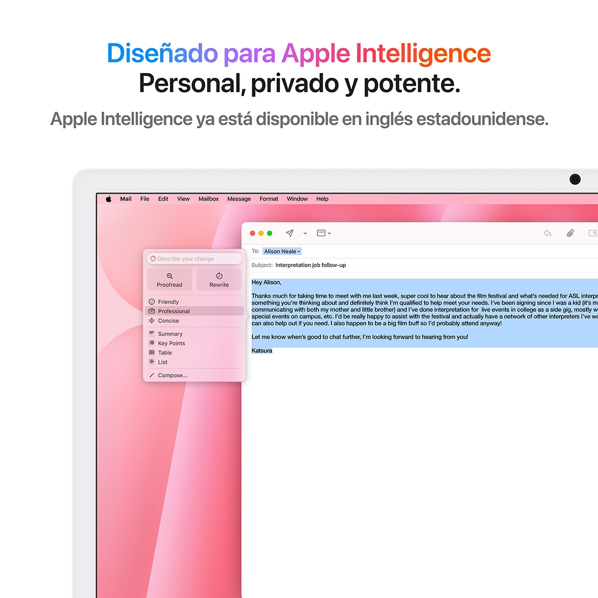 Apple iMac 24 (2024), M4, 16GB, 256 SSD, GPU 8 Núcleos, Retina 4,5K 24 ...