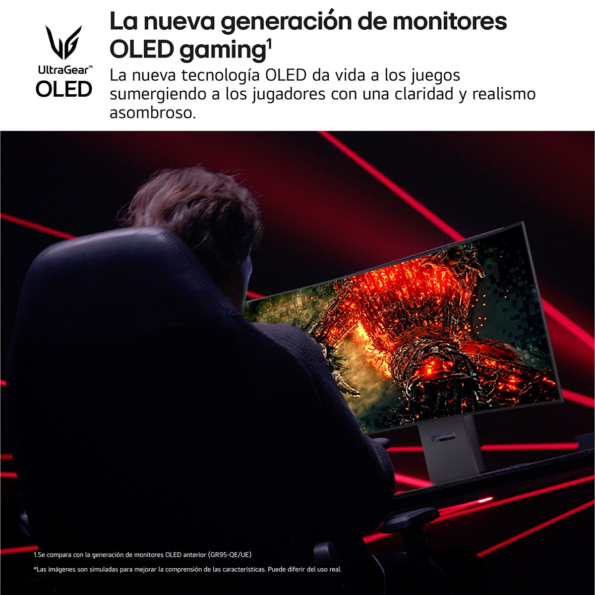 Monitor PC Gaming curvo 113cm (45") LG UltraGear 45GX950A-B, 165Hz ...