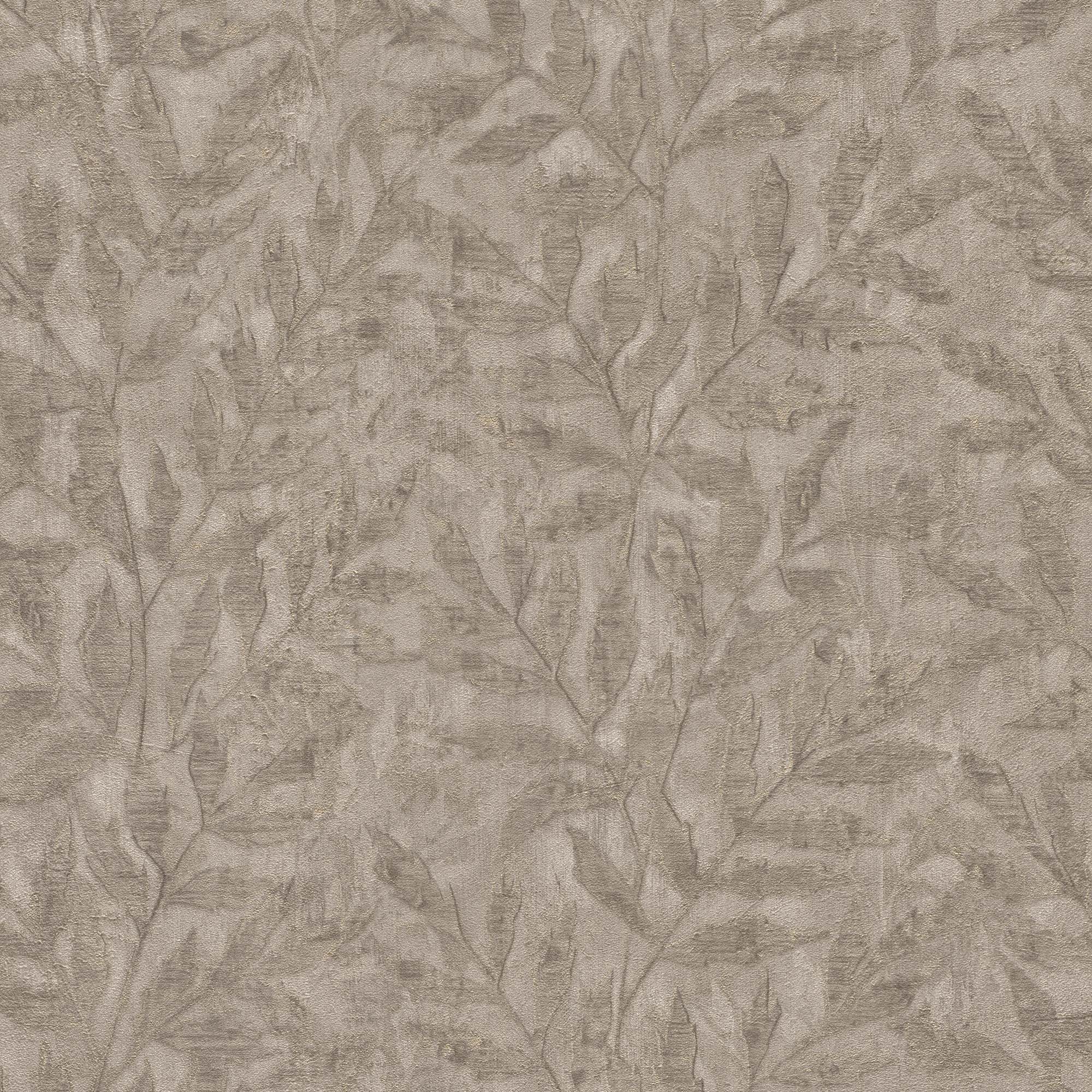 Papel pintado TNT Hojas Chicago Rasch Marrón 0,53 x 10 m · El Corte Inglés
