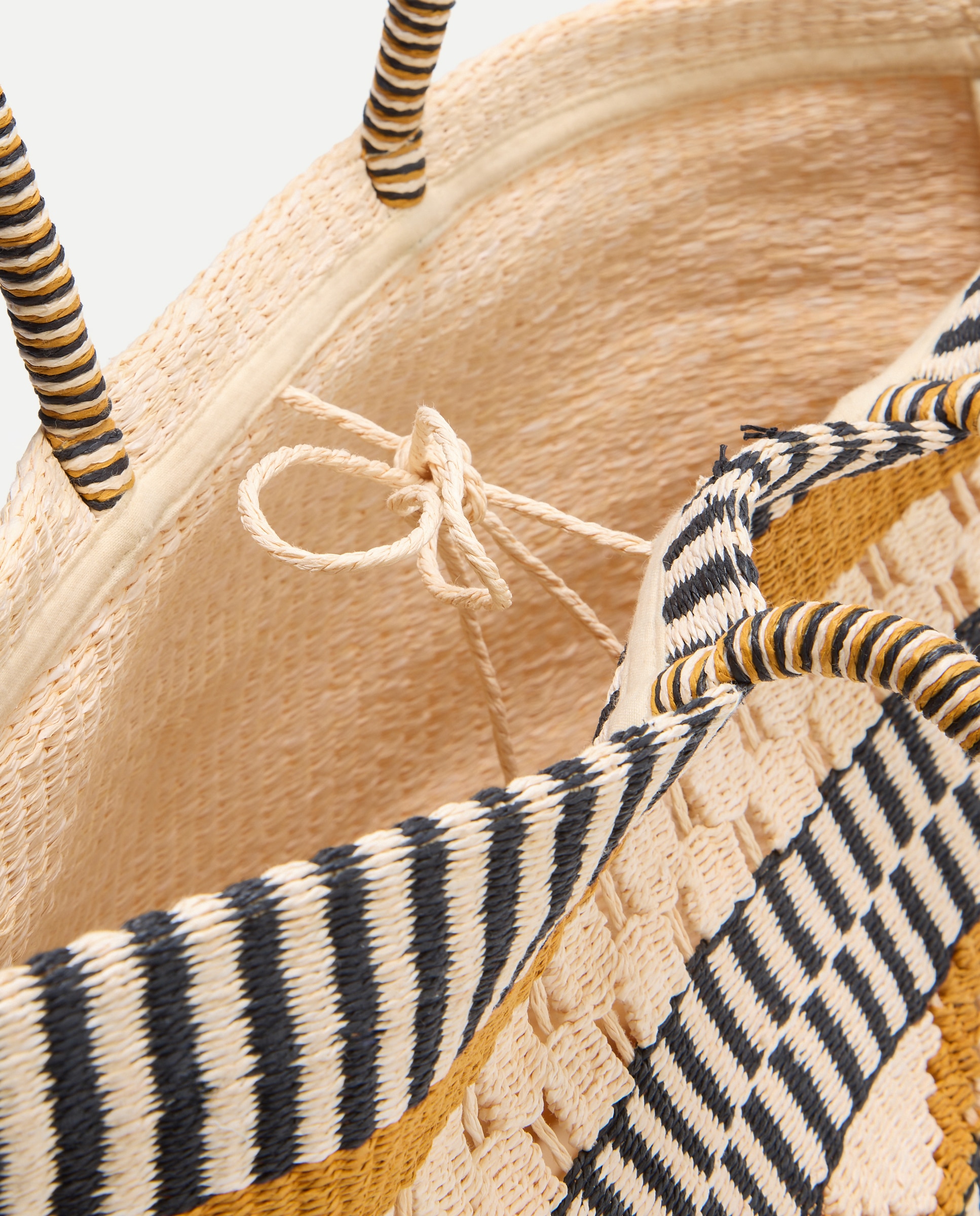 Bolso shopper maxi multicolor efecto rafia Tintoretto · El Corte Inglés