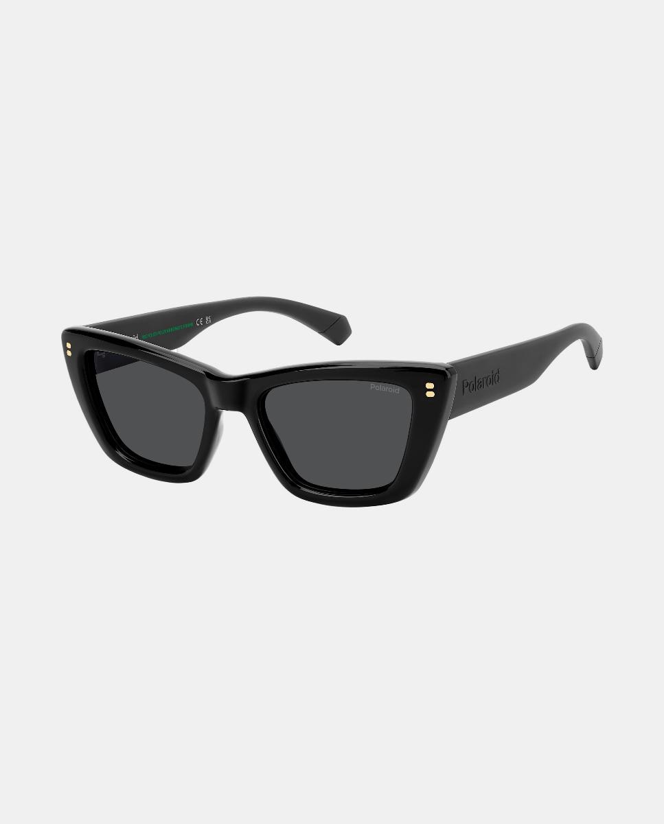 Gafas de sol de mujer ojo gato en poliamida con lente polarizada Negro ...