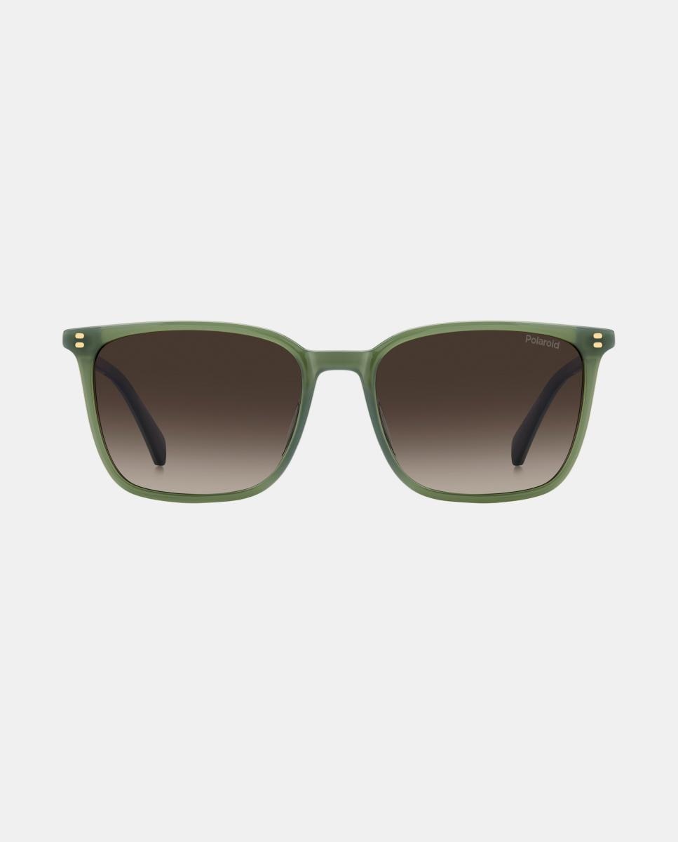 Gafa de sol de hombre rectangular en poliamida con lente polarizada ...