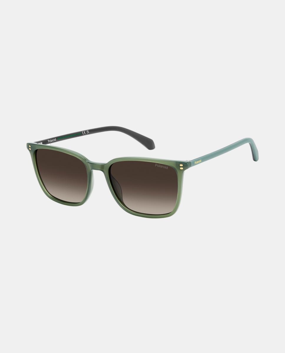 Gafa de sol de hombre rectangular en poliamida con lente polarizada ...