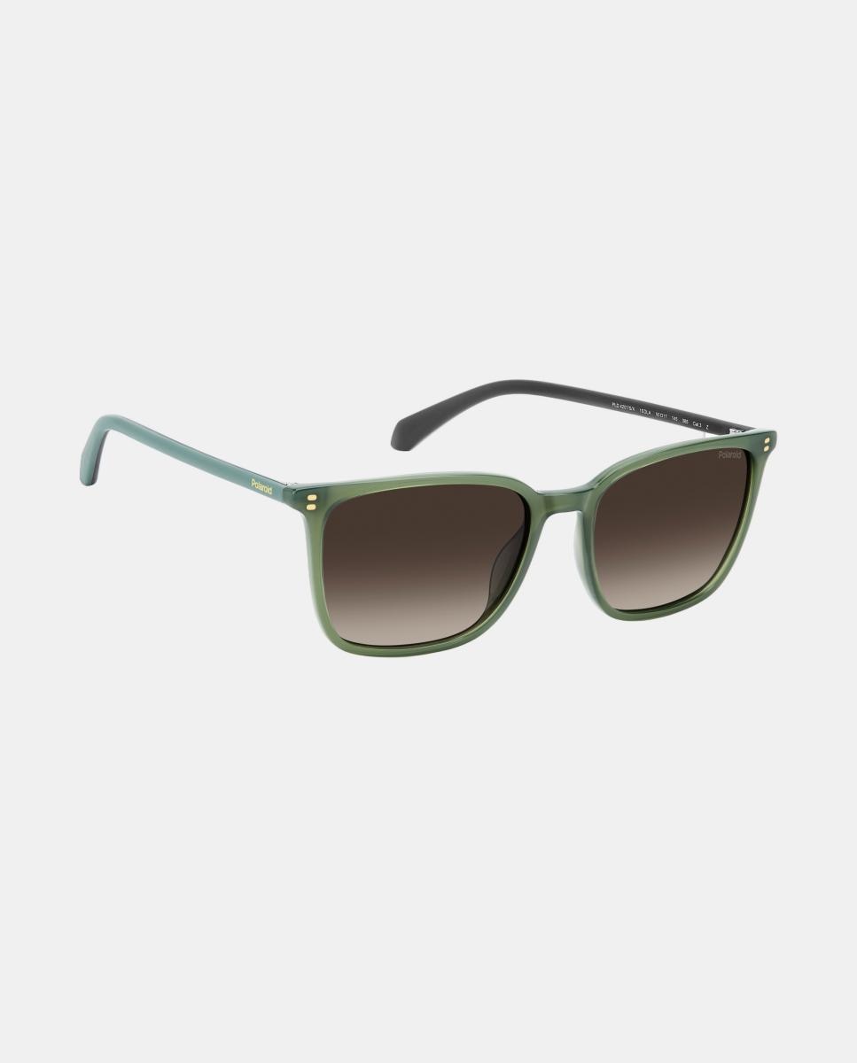 Gafa de sol de hombre rectangular en poliamida con lente polarizada ...