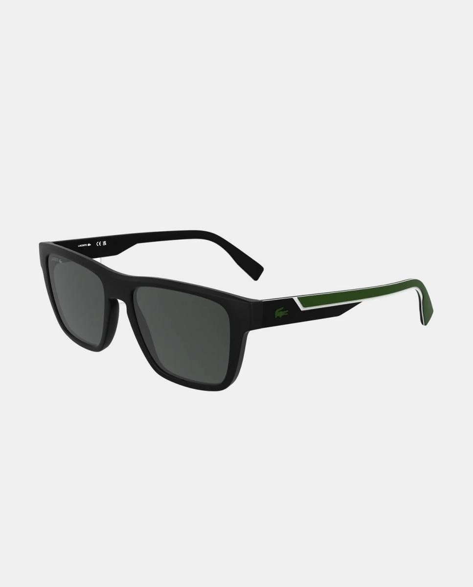 Gafa de sol de hombre rectangular en inyectado Negro · El Corte Inglés