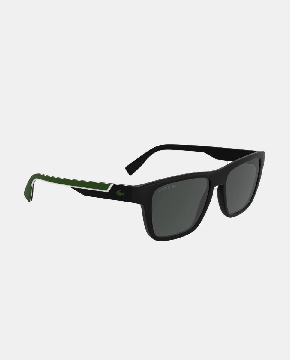 Gafa de sol de hombre rectangular en inyectado Negro · El Corte Inglés