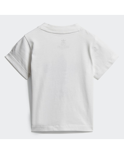 Camiseta de bebés/niños Trefoil adidas Originals Blanco / Negro · El ...