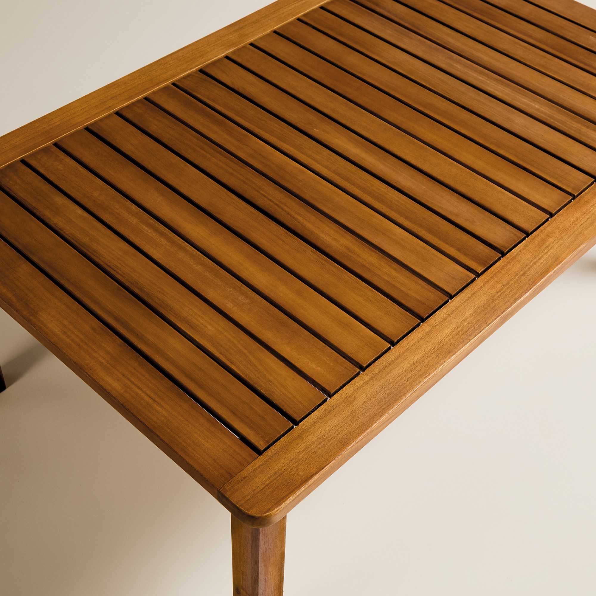 Mesa de centro de jardín de madera de acacia Baiona El Corte Inglés ...