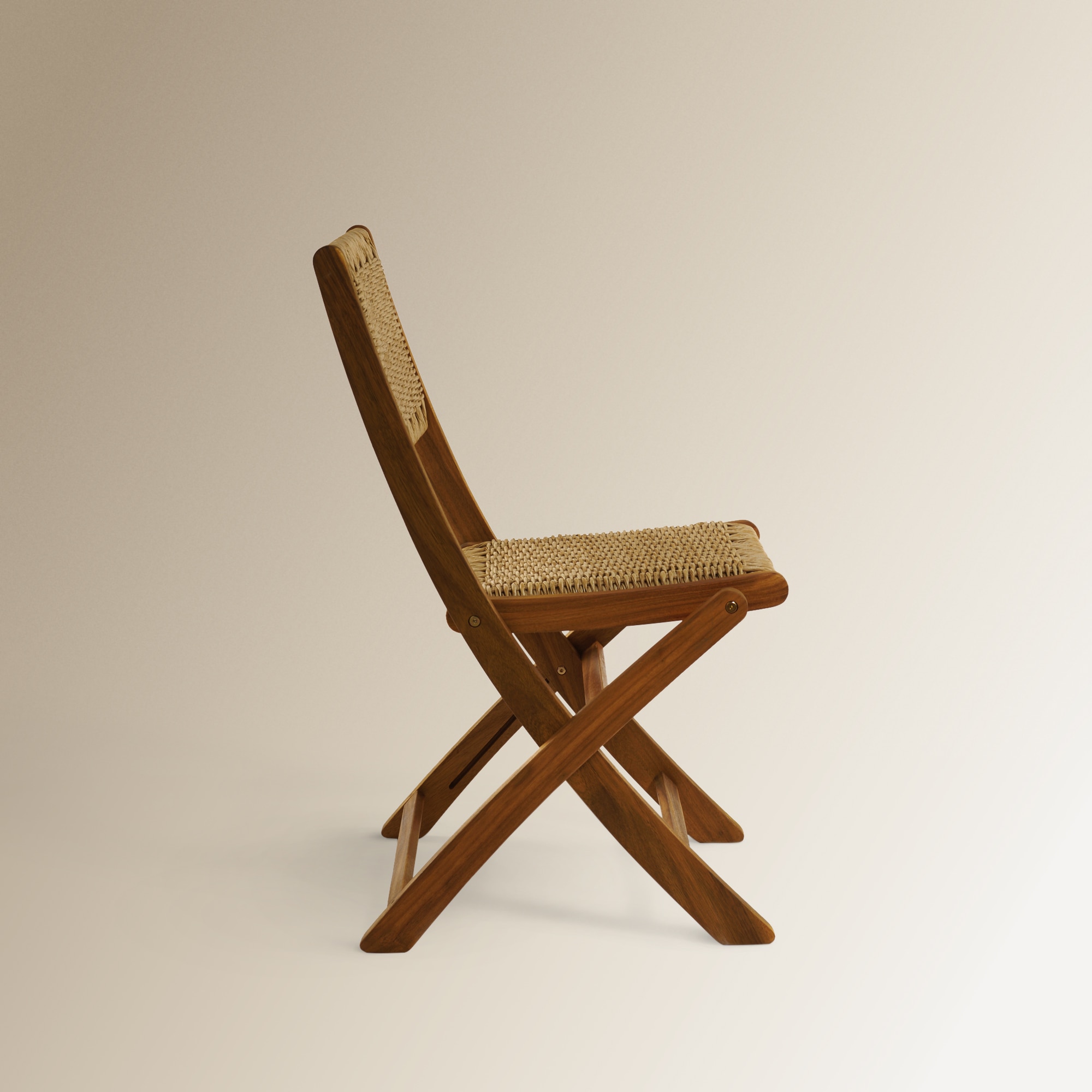 Silla plegable de madera de acacia Baiona El Corte Inglés Natural · El ...