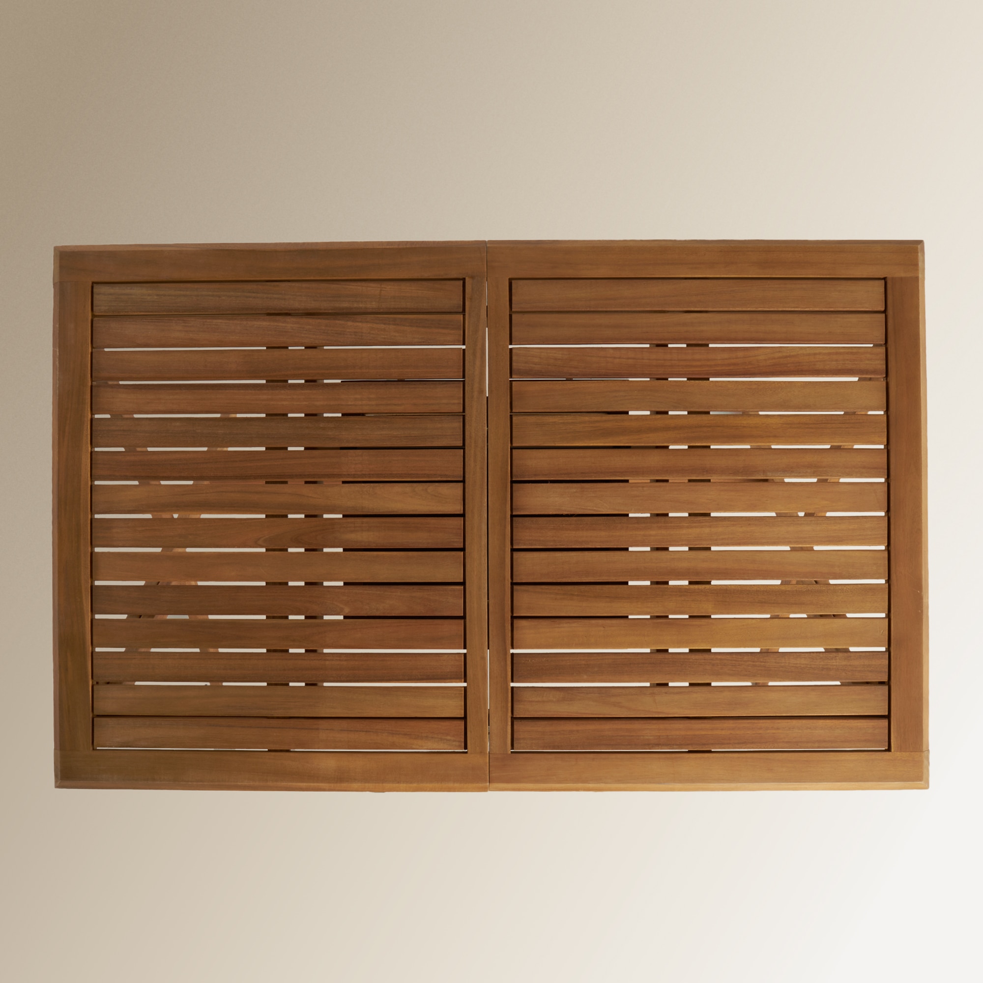 Mesa de jardín extensible y plegable de madera de acacia Baiona El ...
