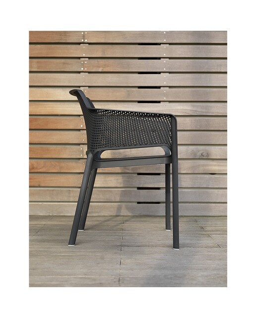 Sillón de jardín apilable Net Nardi Antracita · El Corte Inglés