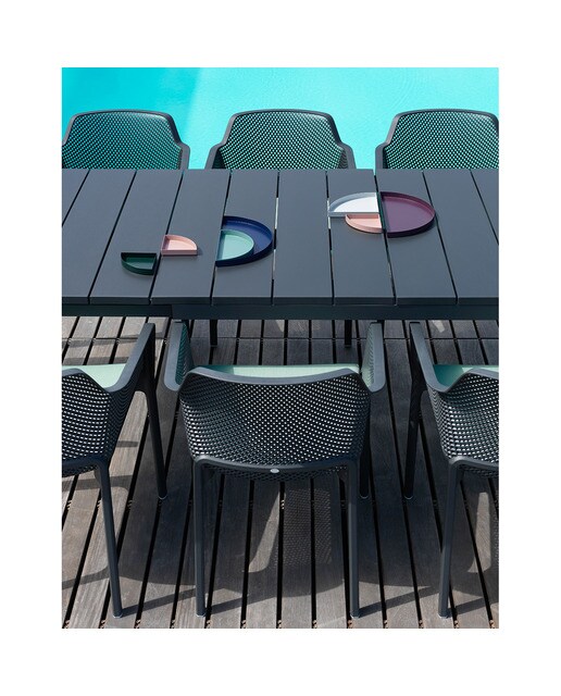 Sillón de jardín apilable Net Nardi Antracita · El Corte Inglés
