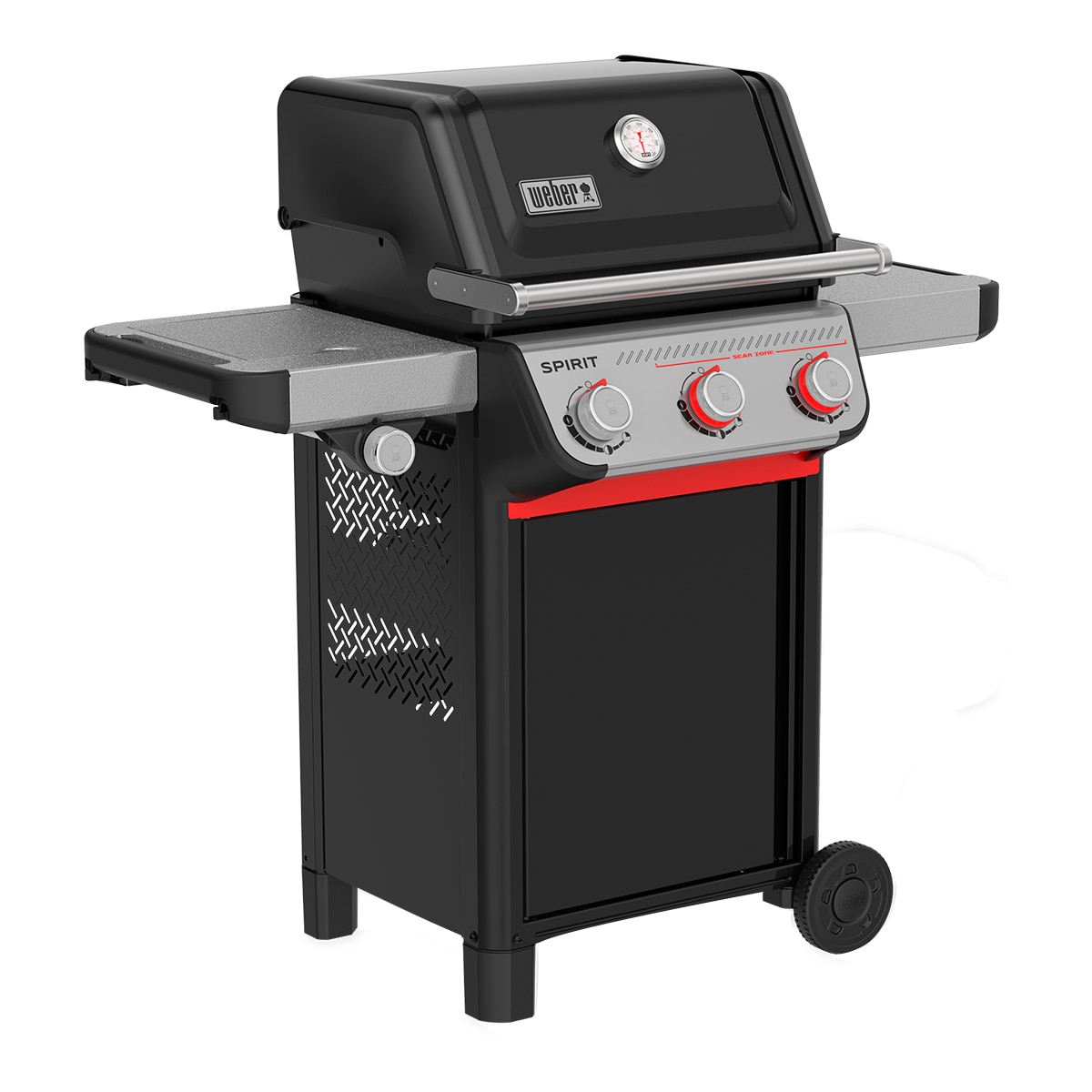 Barbacoa de gas con 3 + 1 quemadores Spirit E-335 Weber Negro · El ...