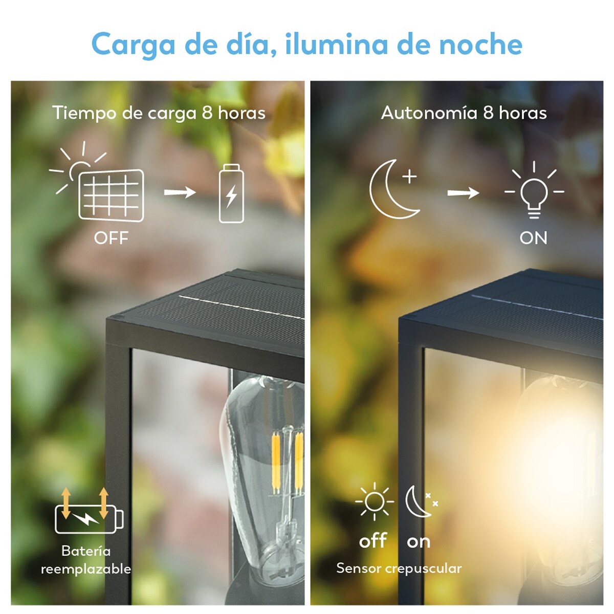 Poste Solar Bequer 400 Lumen · GARZA · El Corte Inglés