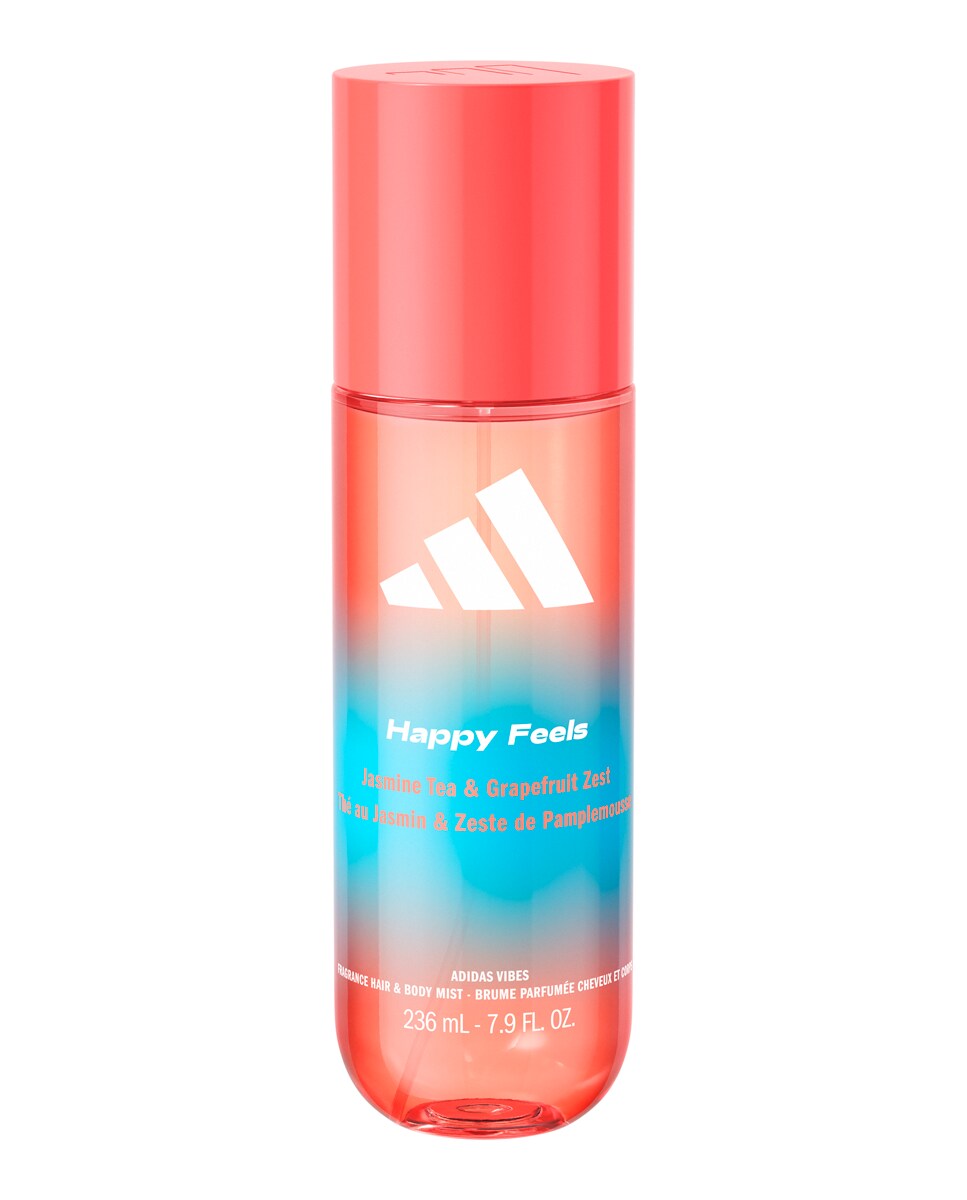 Hair & Body Mist Happy Feels Vibes Fragrance 236 Ml Adidas · adidas ...